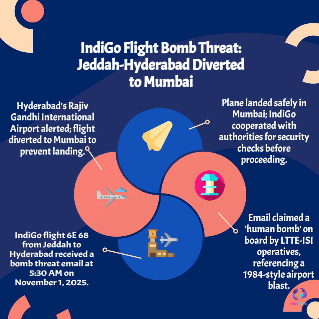 Terrifying Bomb Threat Forces IndiGo Flight Diversion — Mumbai Security Responds Swiftly To Save ...