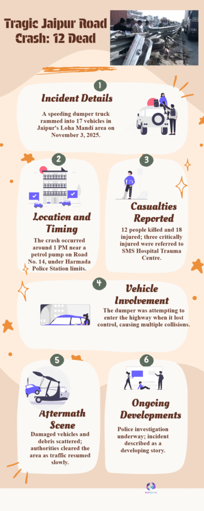 Jaipur Horror Turns Heroic: 12 Dead As Speeding Dumper Triggers Chaos ...